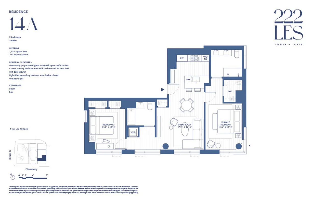 222 East Broadway #15A, New York, NY 10002 Property for sale