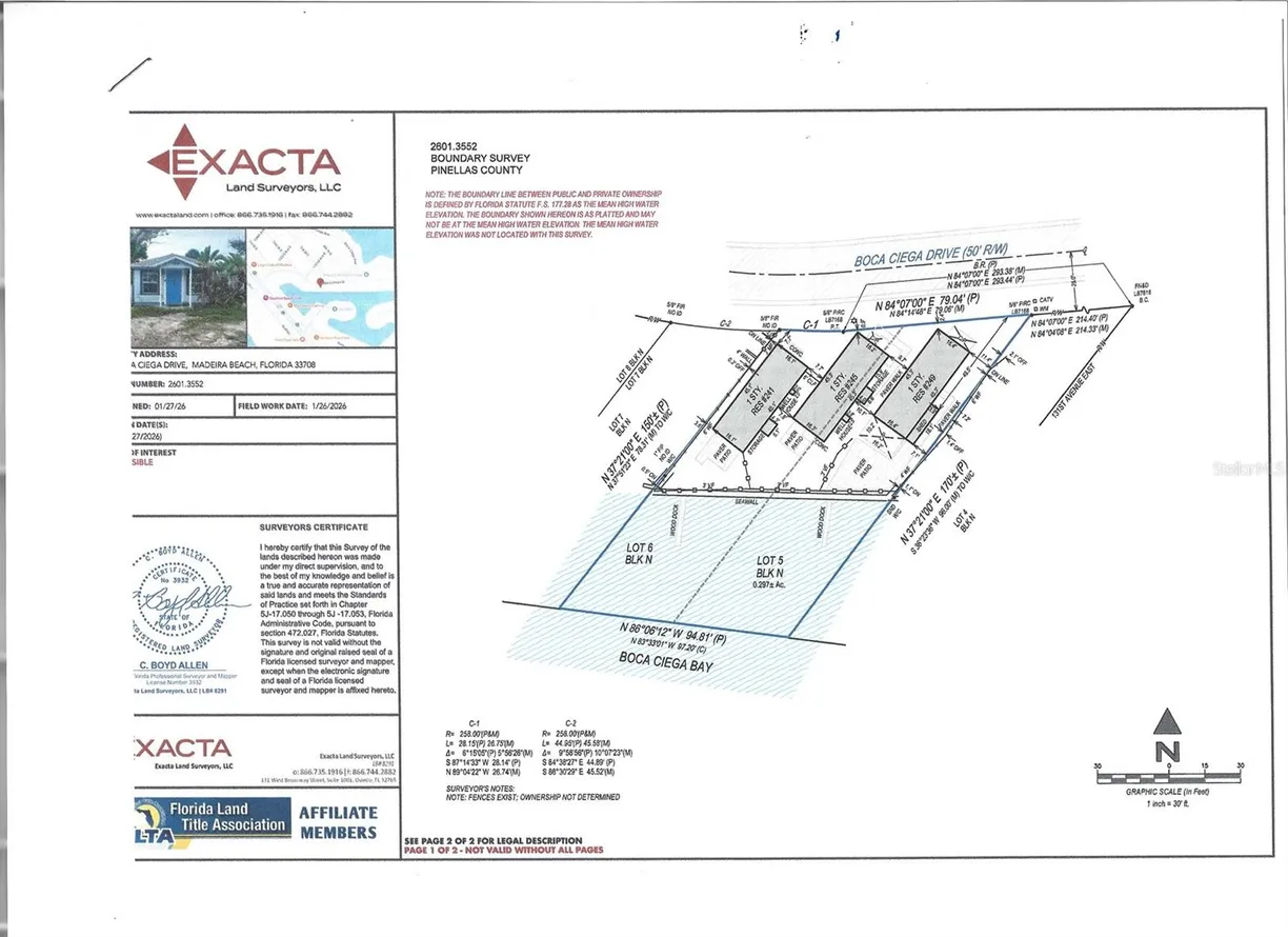 249 BOCA CIEGA DRIVE, MADEIRA BEACH, FL 33708 Property for sale