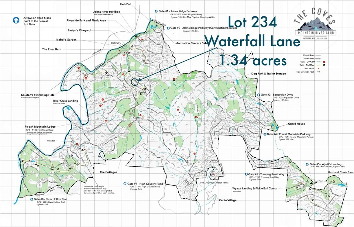 1.34 Acres - Lot 234 Waterfall Lane, Lenoir, NC 28645 Property for sale