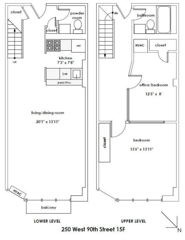250 West 90th Street #15F, New York, NY 10024 Property for rent