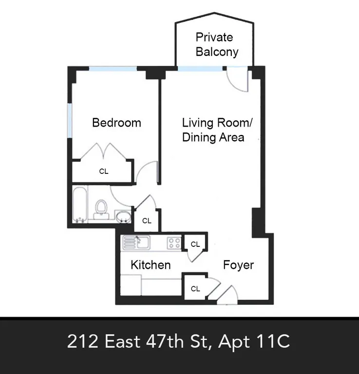 212 East 47th Street #11C, New York, NY 10017 Property for rent