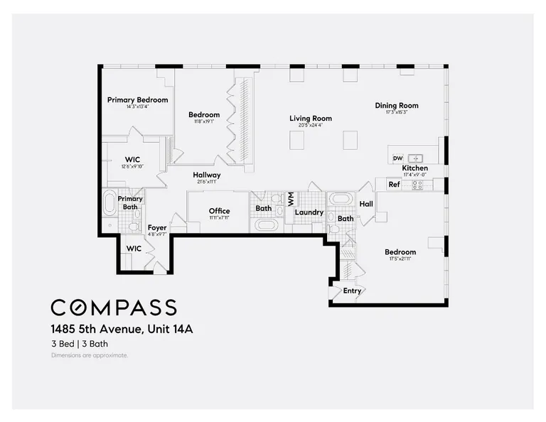 1485 5th Avenue #14A, Manhattan, NY 10035 Property for rent
